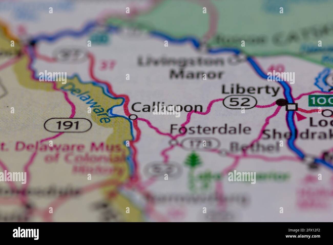 Mappa di callicoon immagini e fotografie stock ad alta risoluzione - Alamy