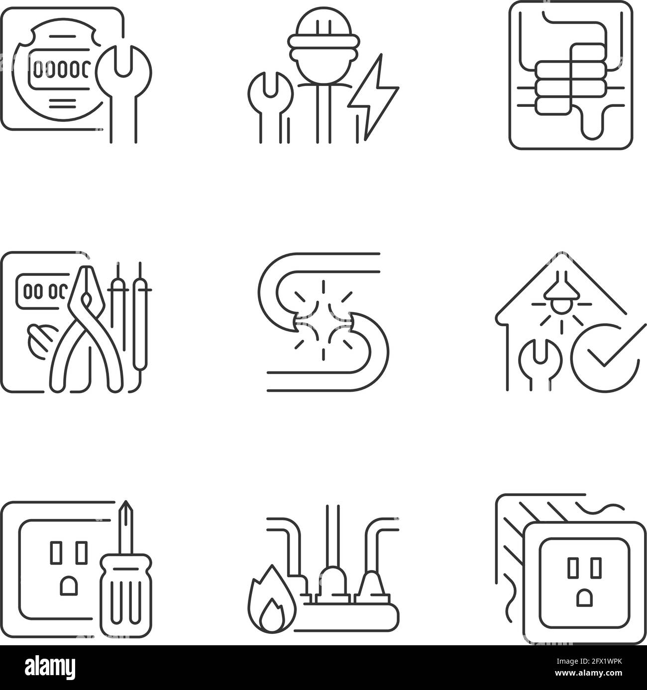 Installazione di contatori elettrici domestici immagini e fotografie ...