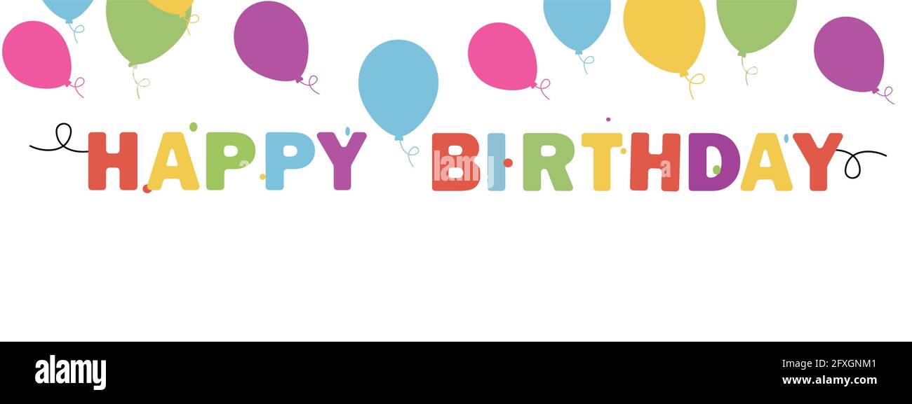 Buon compleanno banner immagini e fotografie stock ad alta risoluzione ...