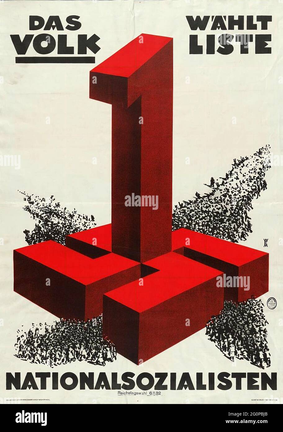 Poster di voto di propaganda nazista d'epoca immagini e fotografie ...