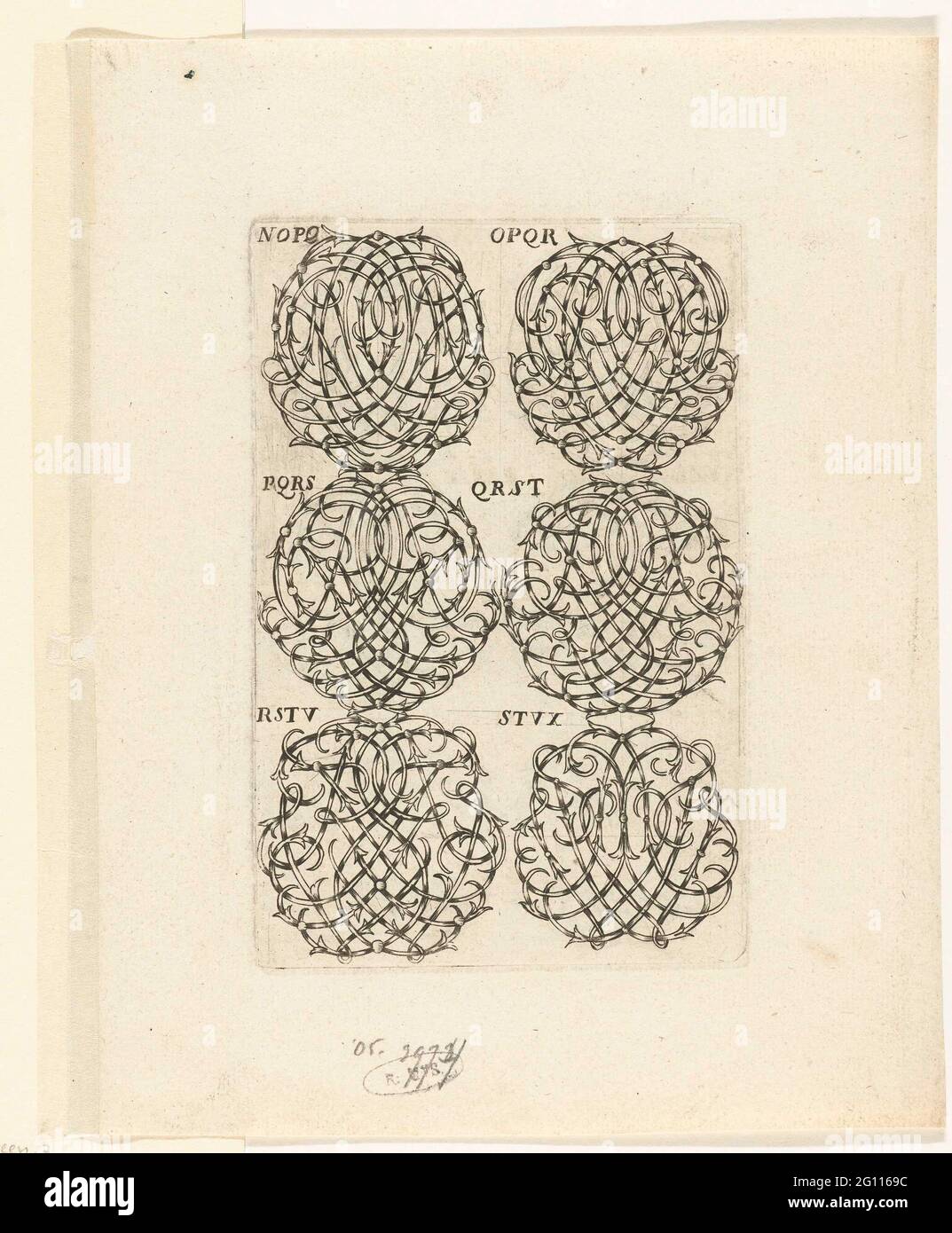 Sei grandi monogrammi immagini e fotografie stock ad alta risoluzione ...