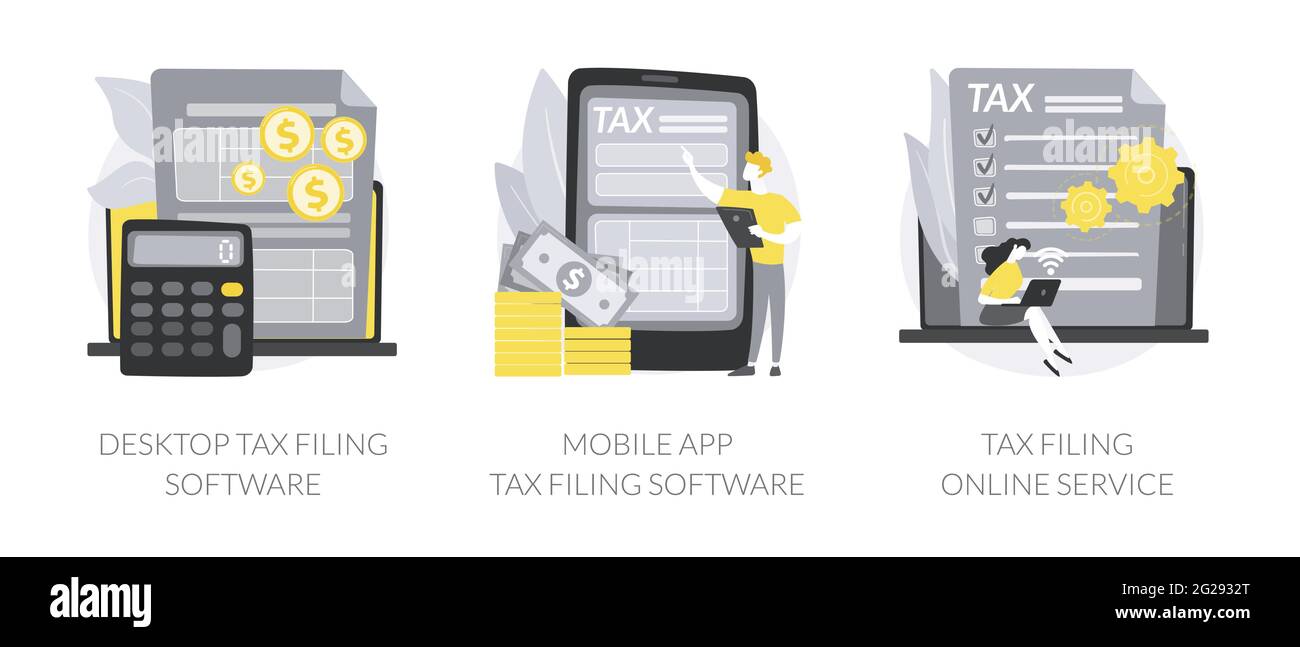 Software fiscale Immagini Vettoriali Stock - Alamy
