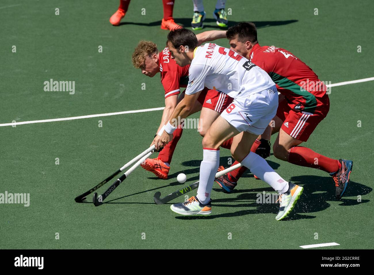 AMSTELVEEN, PAESI BASSI - 10 GIUGNO: Jacob Draper del Galles, Marc ...