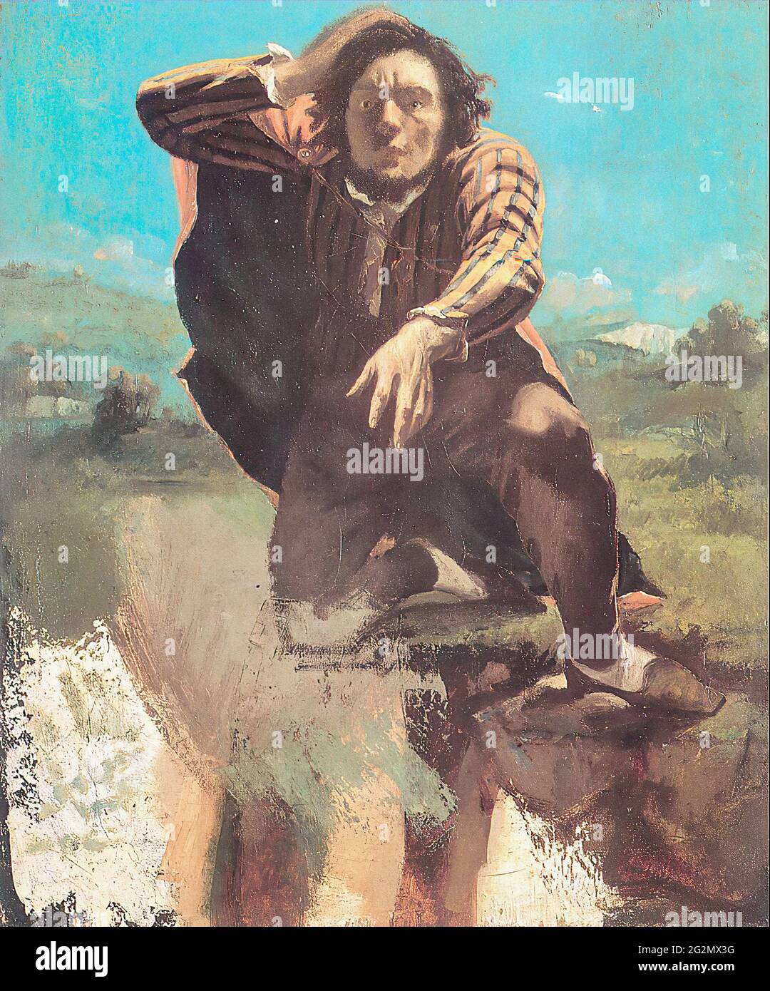Desperate man gustave courbet immagini e fotografie stock ad alta ...