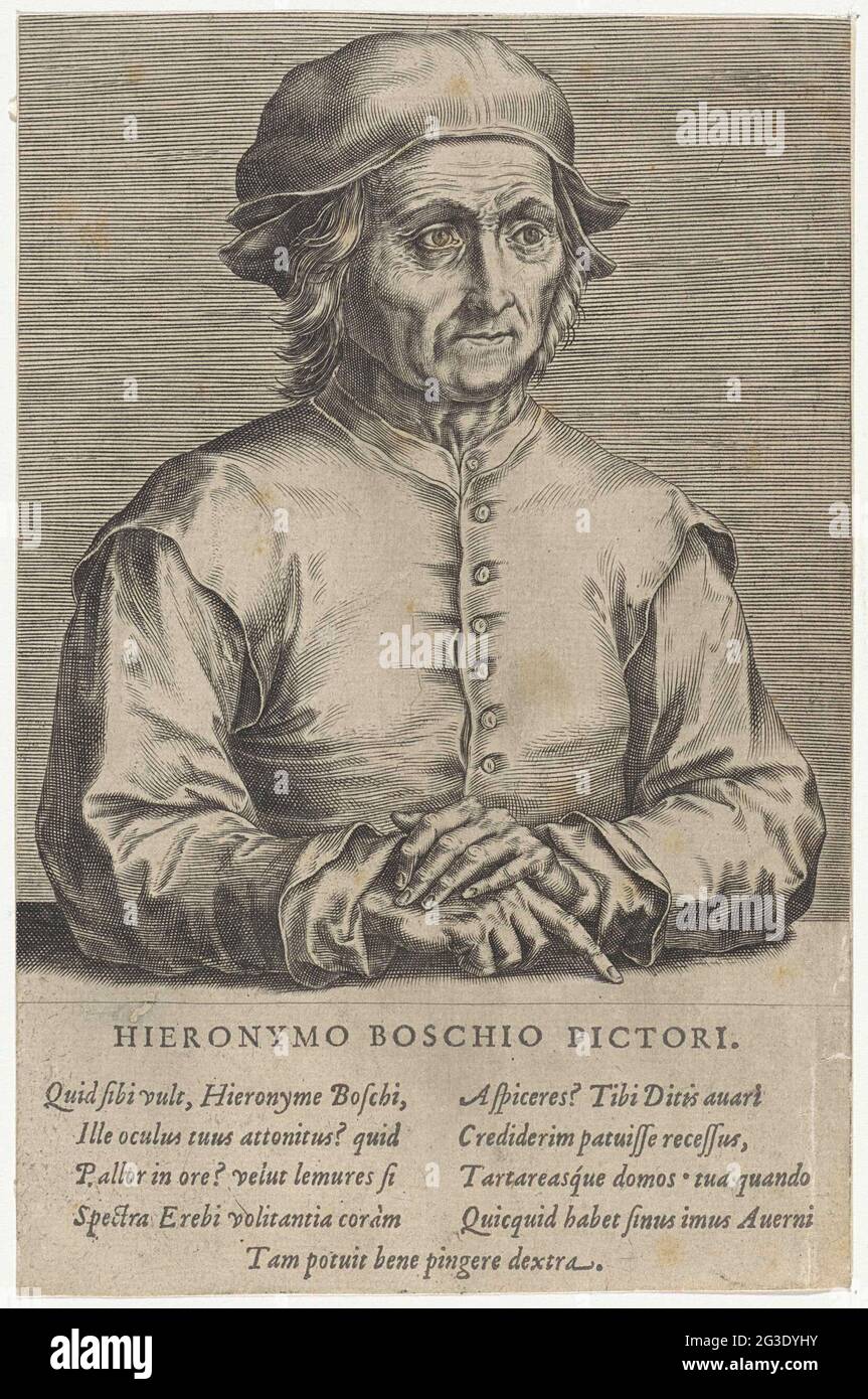 Ritratto del pittore Jheronimus Bosch; Ritratti di pittori; Pictorum ...