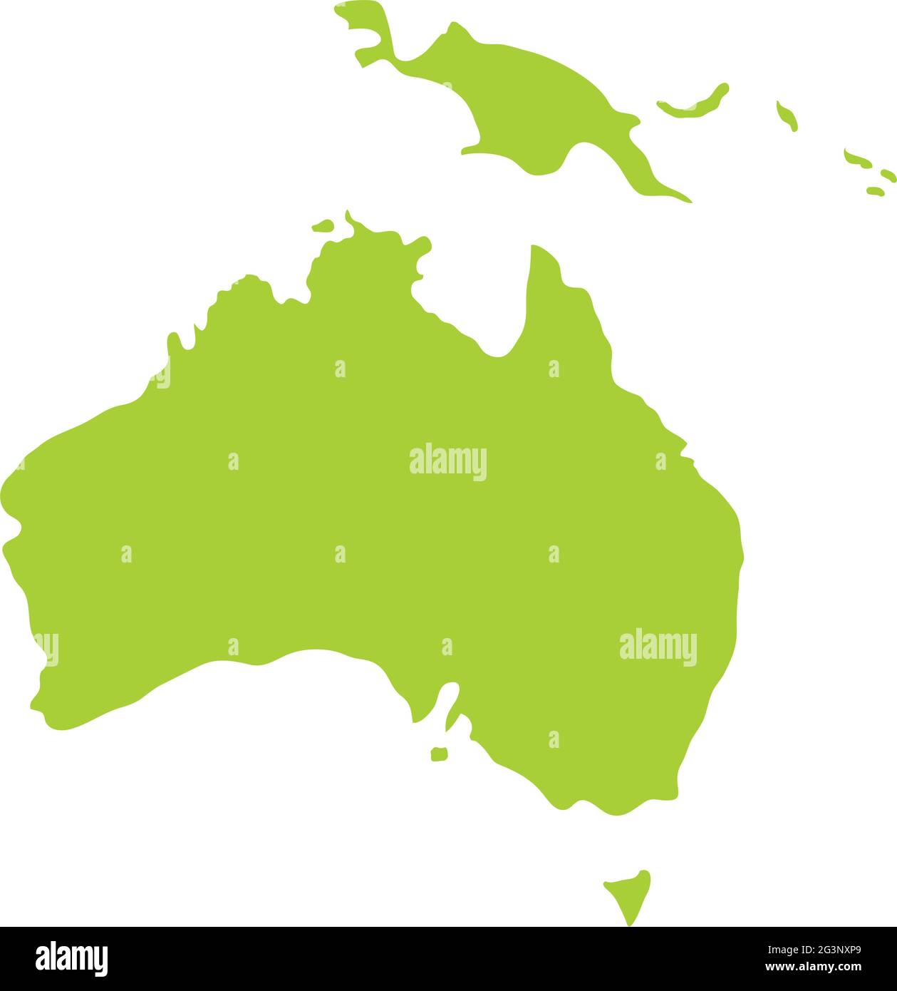 Mappa Oceania Immagini Vettoriali Stock - Alamy