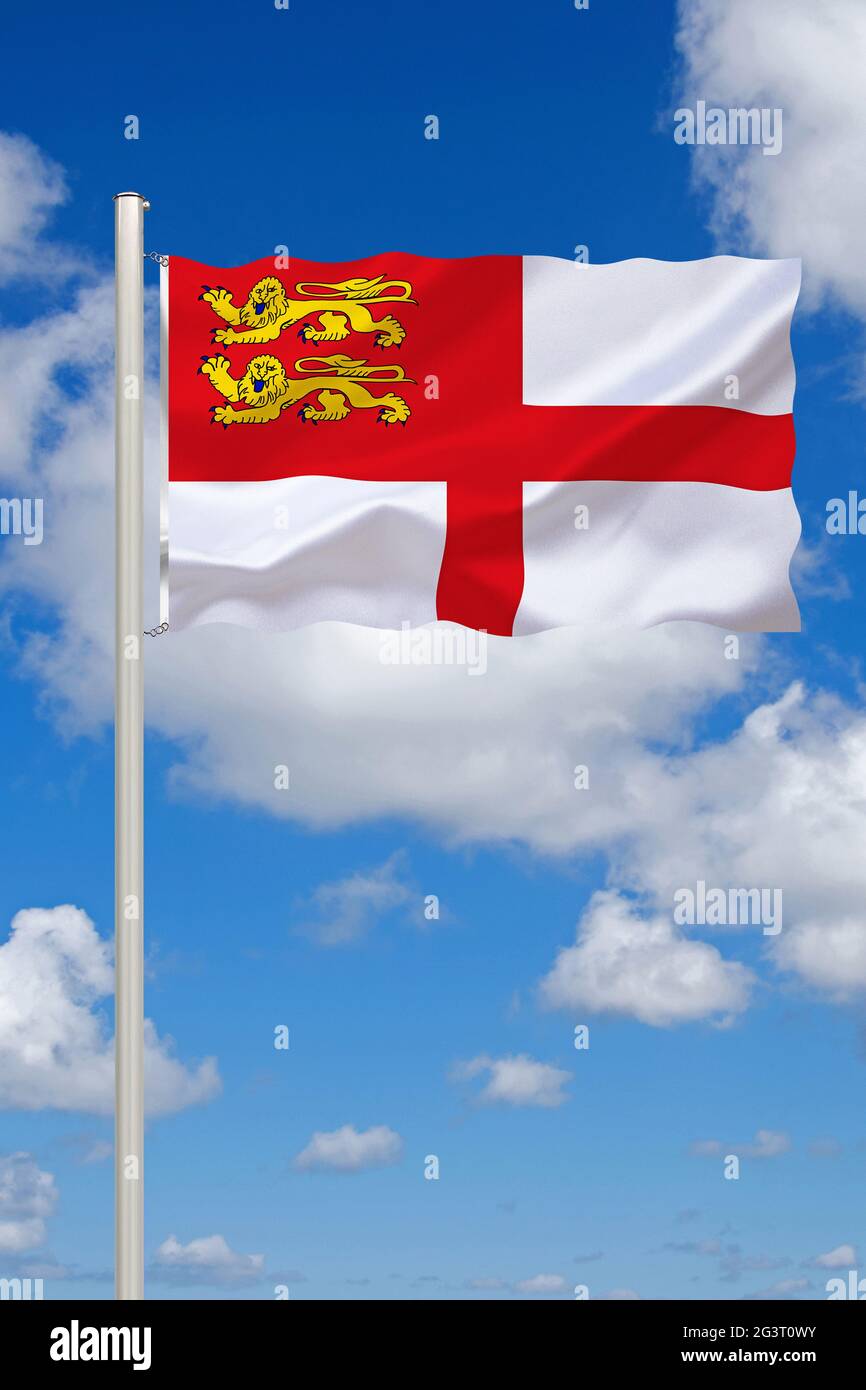 Flag of guernsey immagini e fotografie stock ad alta risoluzione - Alamy
