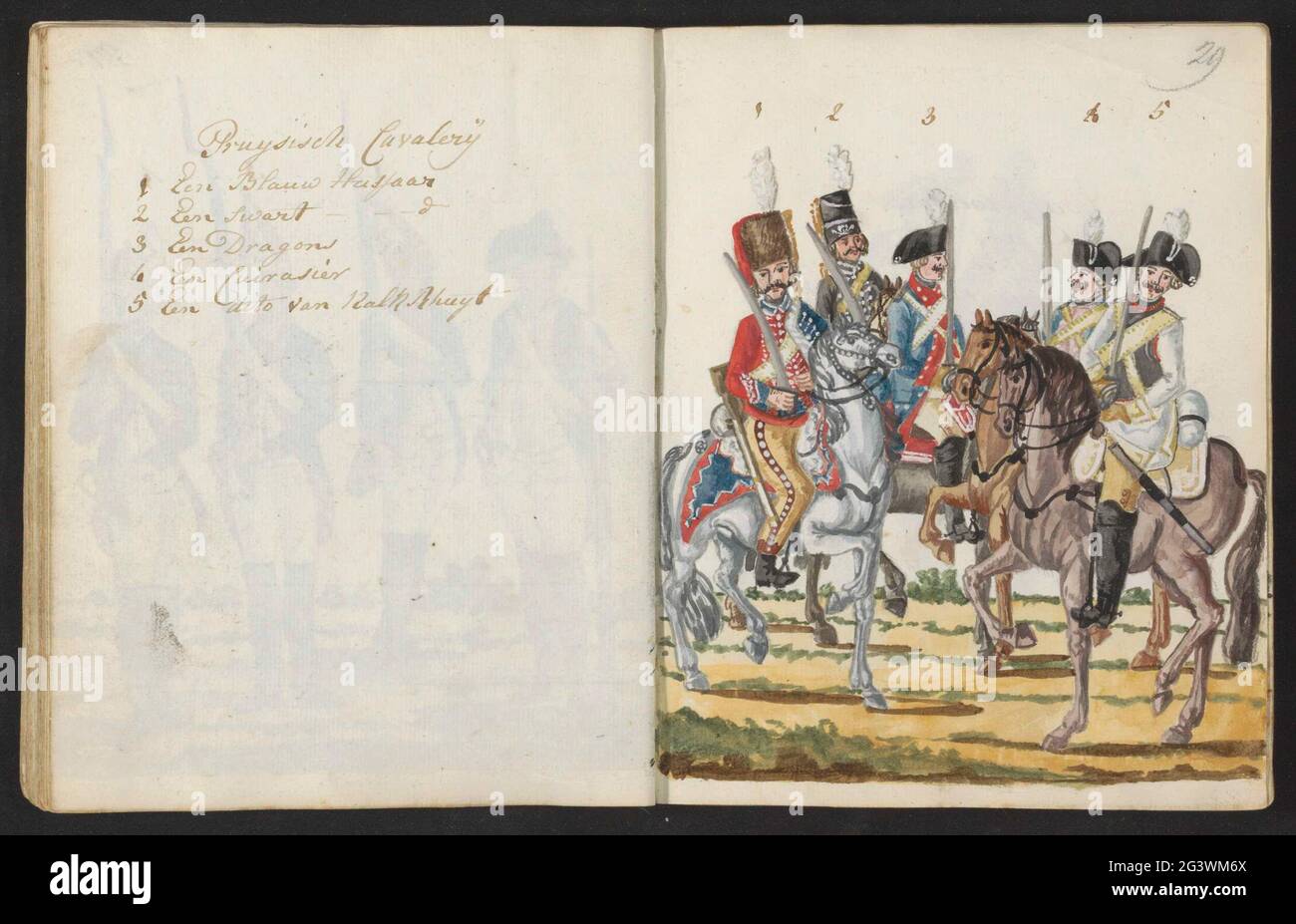 Uniformi di Cavalleria Prussiana; Cavalleria Pruise. Uniformi di ...