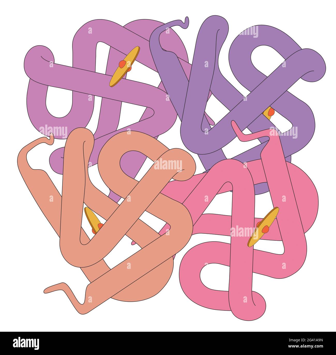 Struttura della molecola di emoglobina umana Foto stock - Alamy
