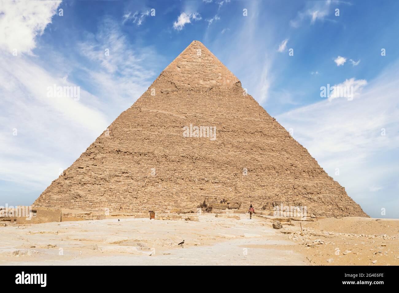 La piramide di Khafre o di Chefren è la seconda più alta e la seconda ...
