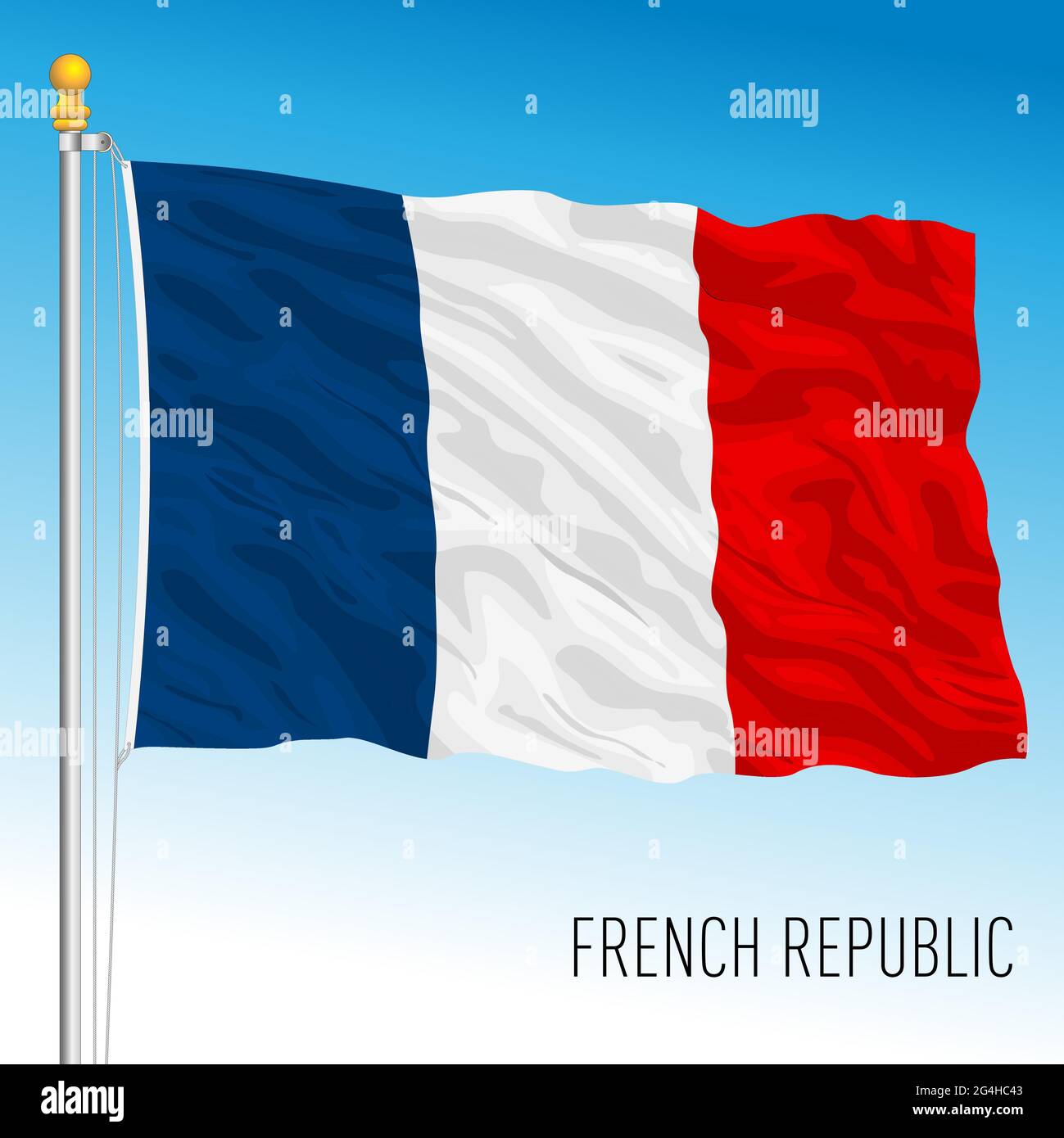 Simbolo della repubblica francese Immagini Vettoriali Stock - Alamy
