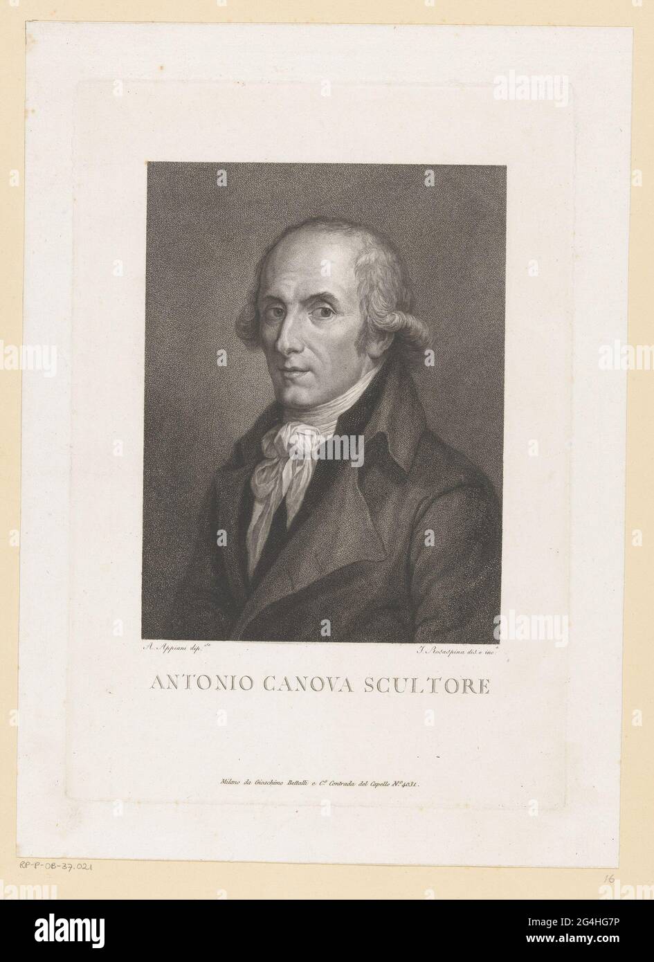 Ritratto dello scultore antonio canova immagini e fotografie stock ad ...