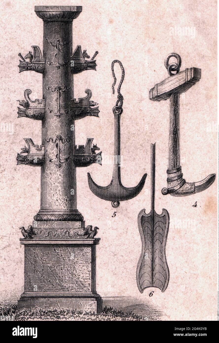 Mondo antico, Impero Romano, monumenti, Columna rostrata, colonna d ...