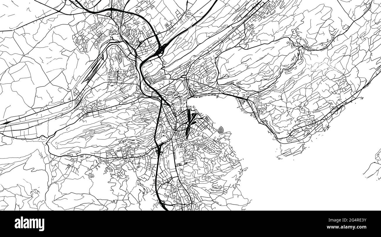 Mappa di lucerna Immagini Vettoriali Stock - Alamy