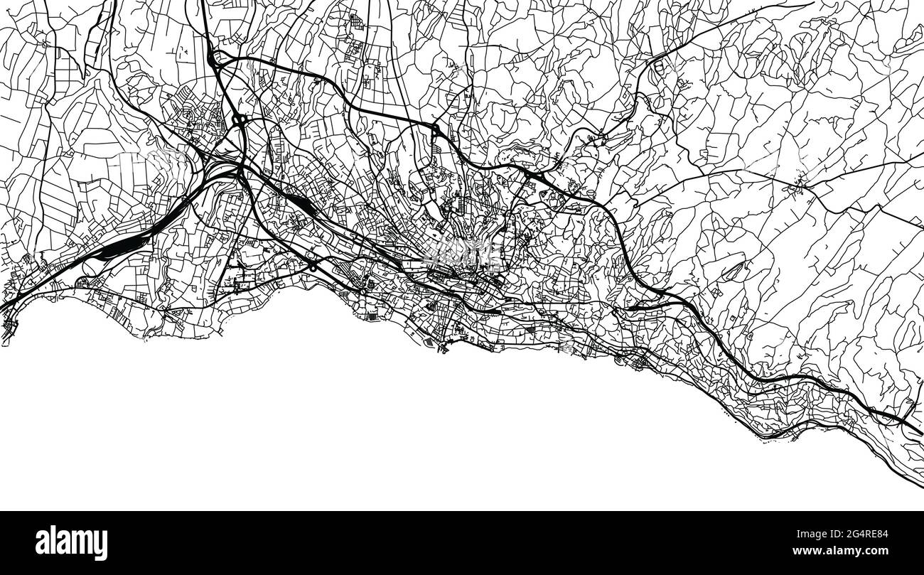 Mappa di losanna Immagini Vettoriali Stock - Alamy