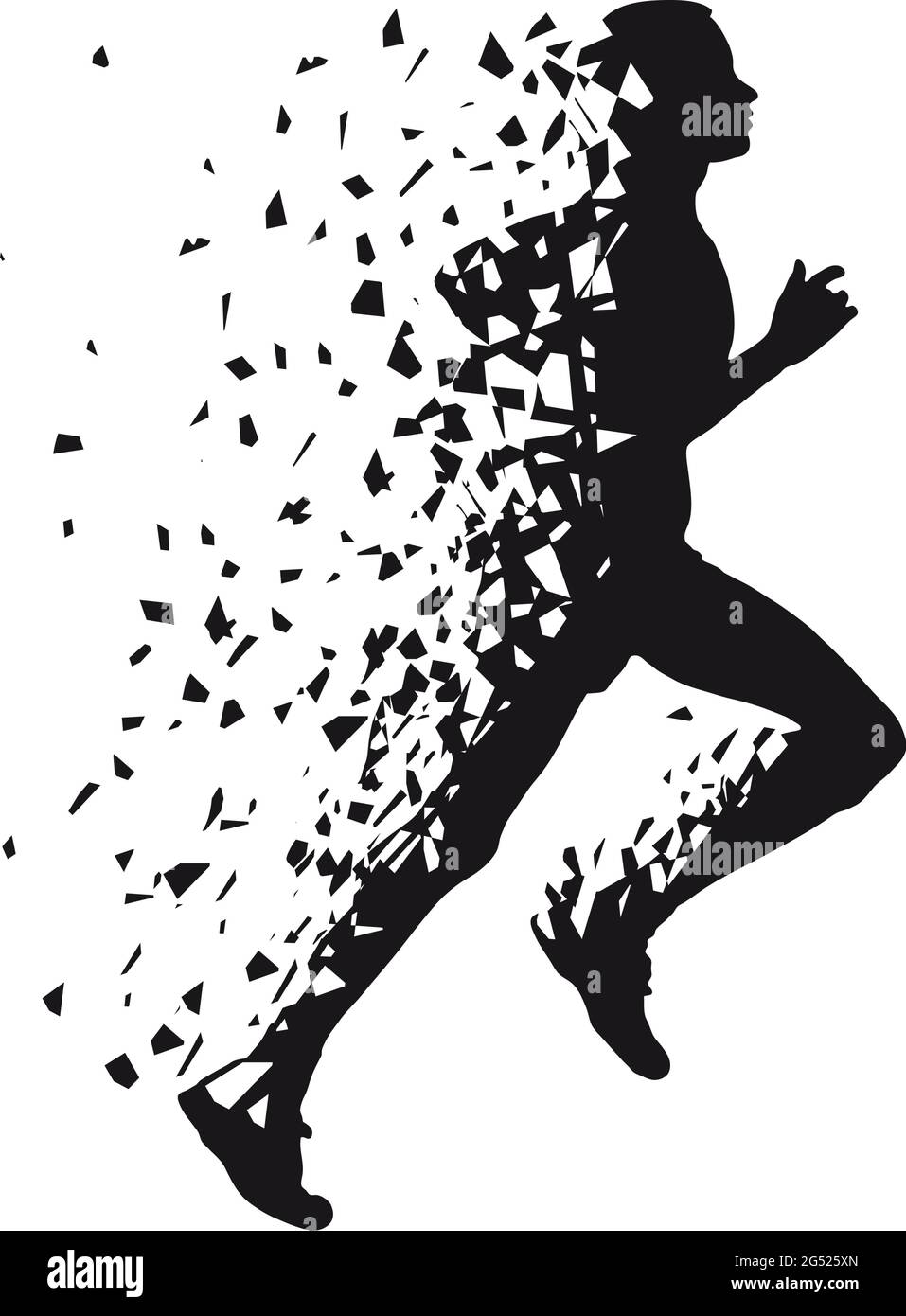 Corridore veloce Immagini Vettoriali Stock - Alamy