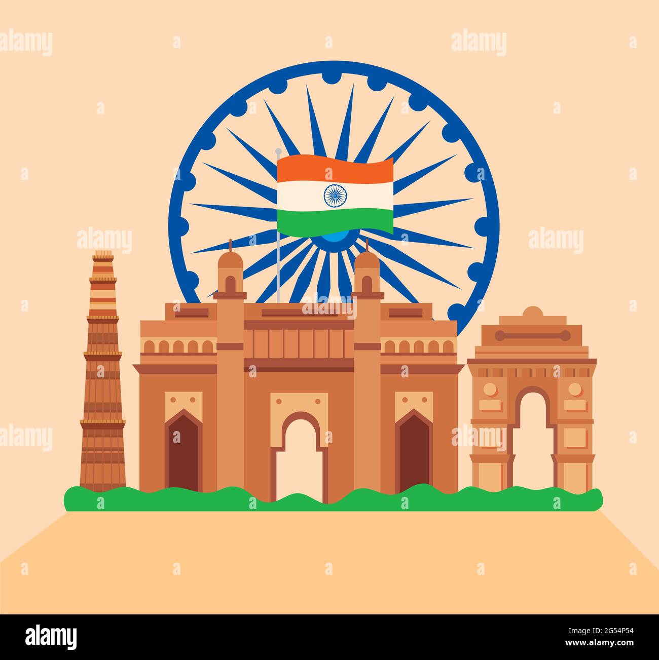 Indian temples Immagini Vettoriali Stock - Alamy