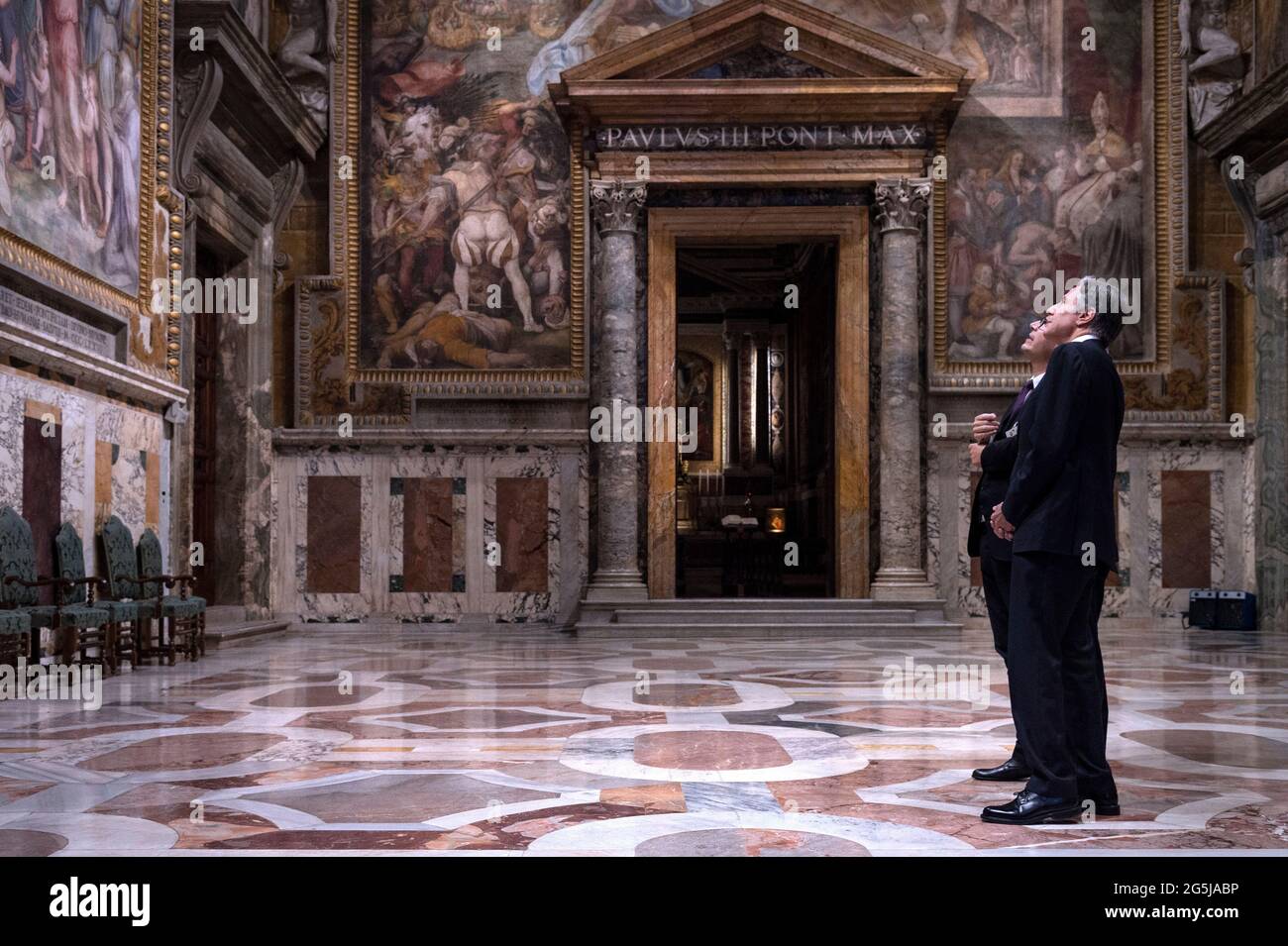Sala regia palazzo apostolico vaticano immagini e fotografie stock ad ...