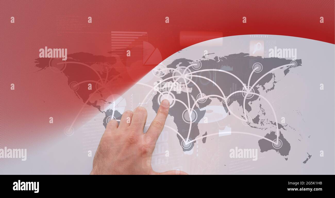 Mappa digitale interattiva immagini e fotografie stock ad alta ...