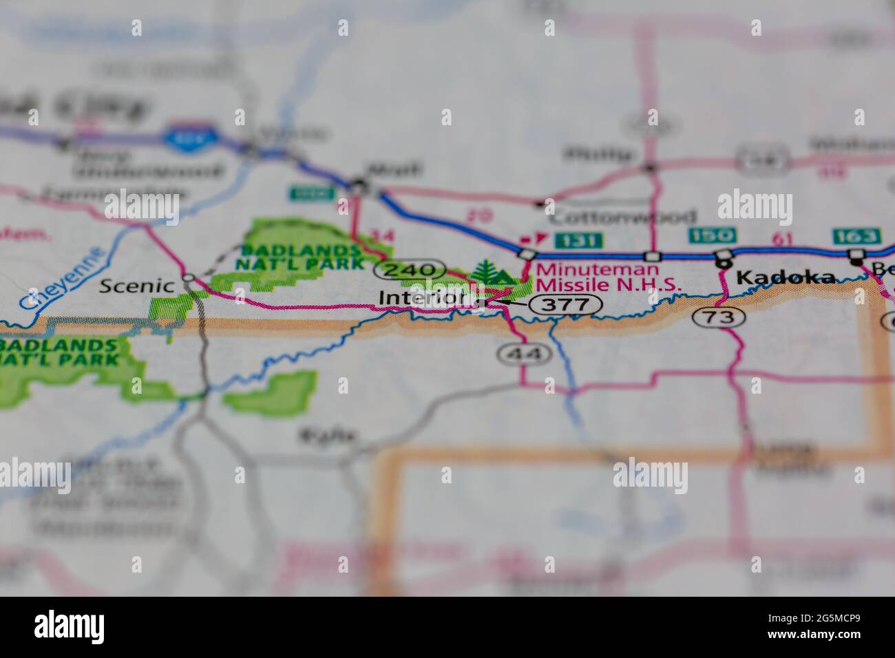 Mappa interna del dakota del sud immagini e fotografie stock ad alta ...