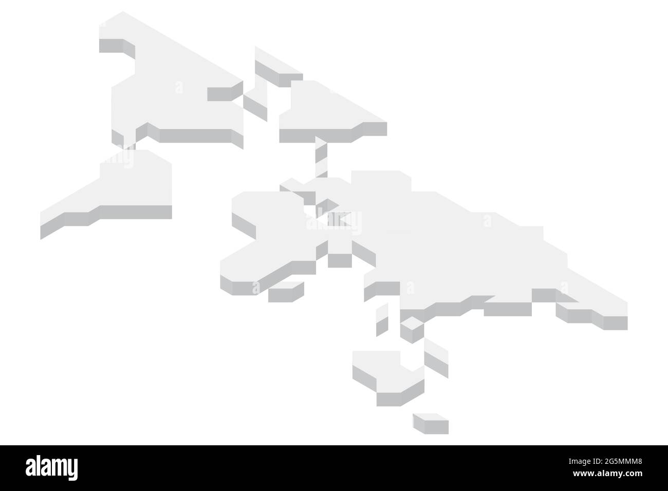 Mappa isometrica Foto e Immagini Stock in Bianco e Nero - Alamy