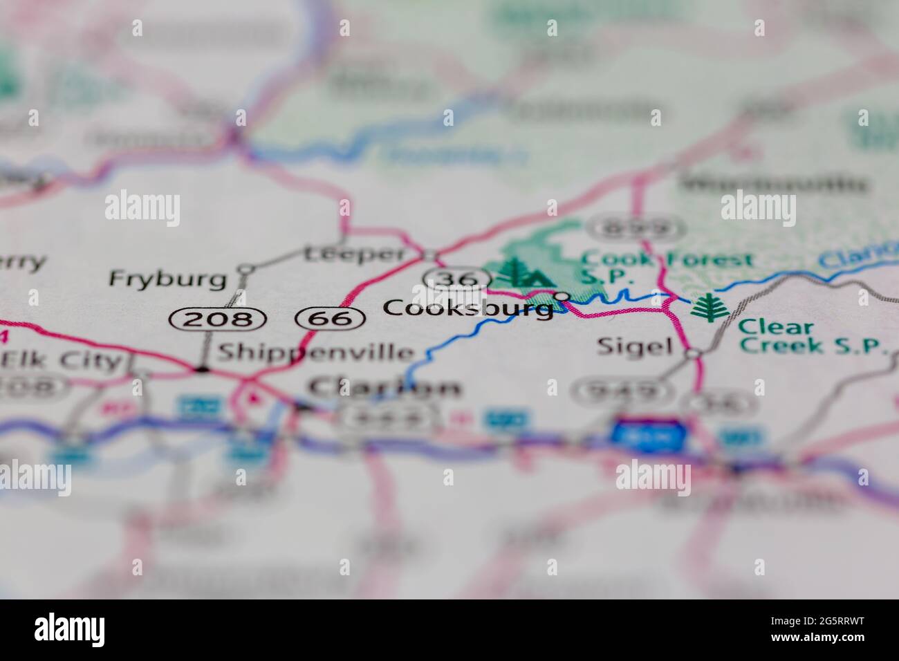 Mappa di cooksburg immagini e fotografie stock ad alta risoluzione - Alamy