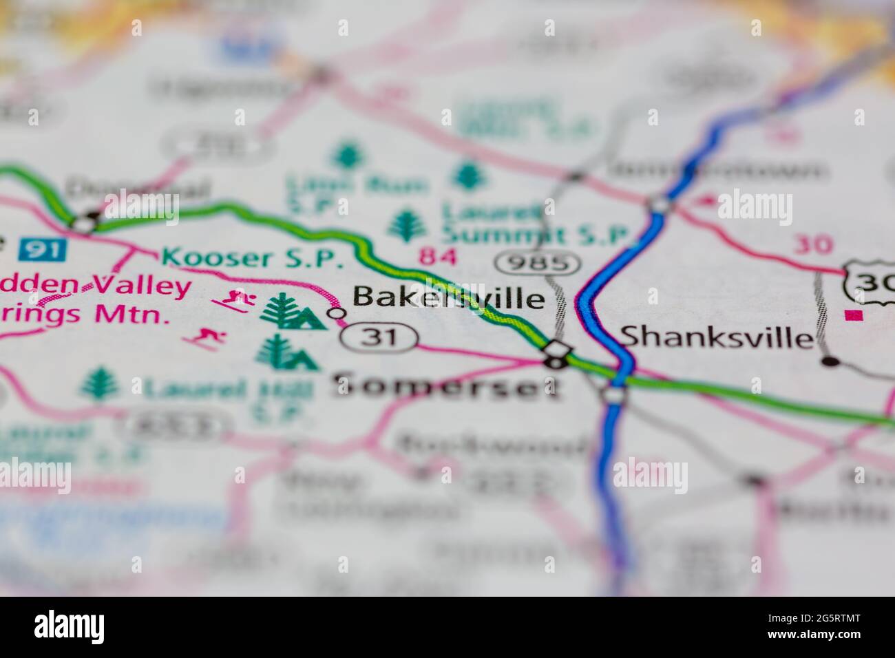 Mappa di bakersville immagini e fotografie stock ad alta risoluzione ...