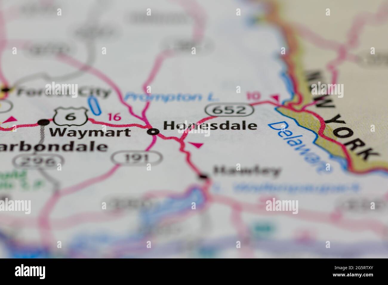 Honesdale, pennsylvania, mappa immagini e fotografie stock ad alta ...