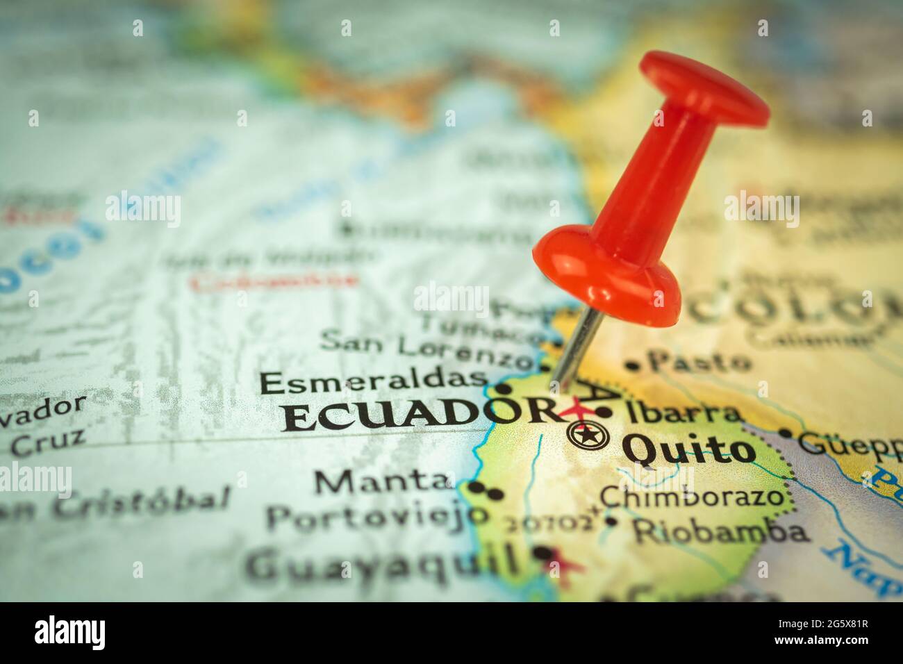 Quito mappa immagini e fotografie stock ad alta risoluzione - Alamy
