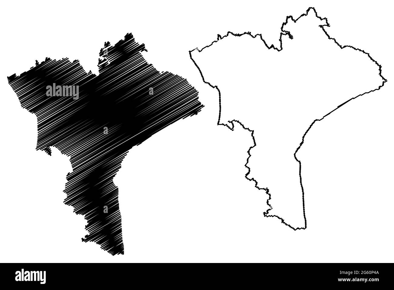 Mappa di catanzaro Foto e Immagini Stock in Bianco e Nero - Alamy