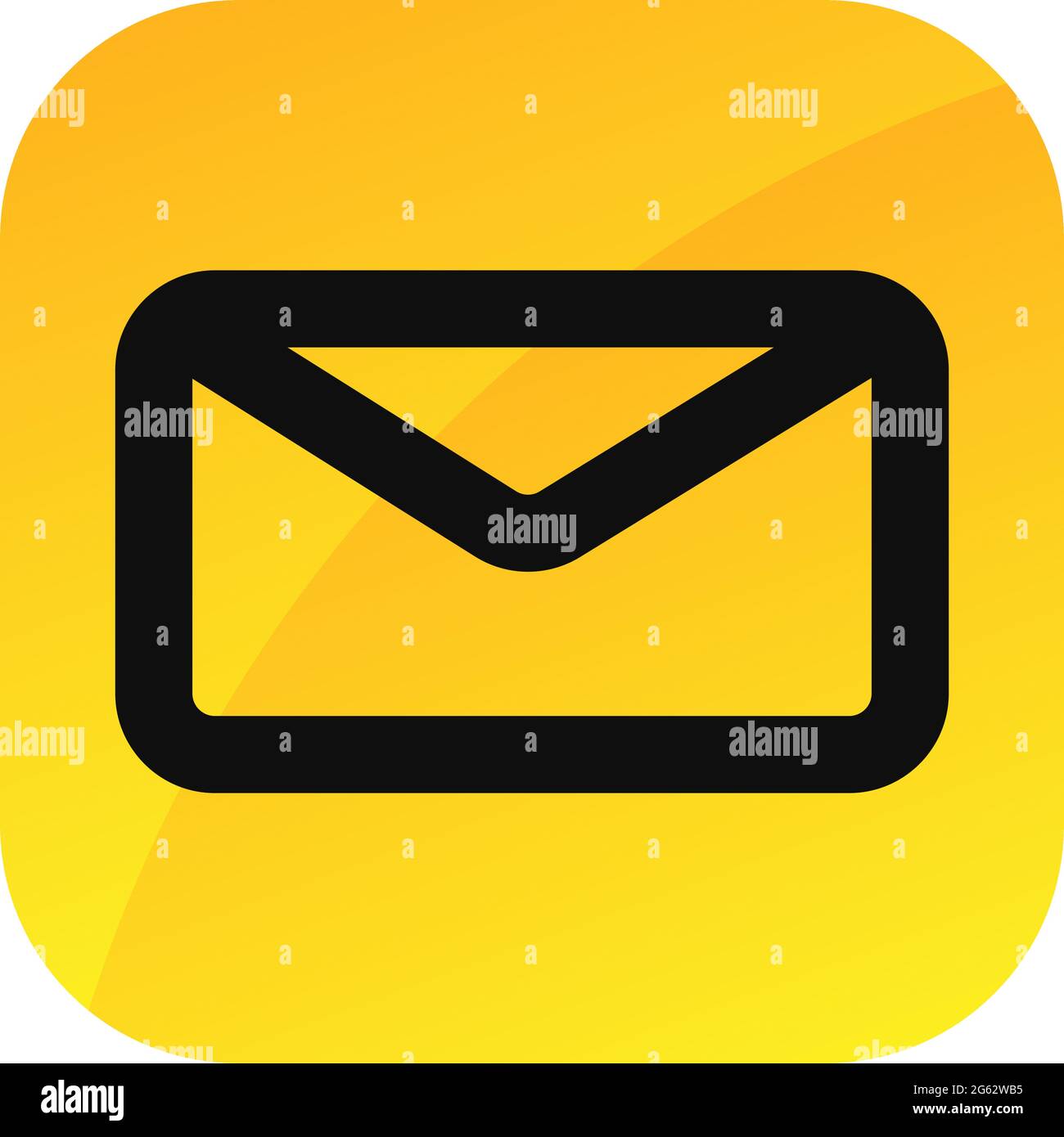 Lettera, busta, posta, icona e-mail, simbolo – illustrazione vettoriale ...