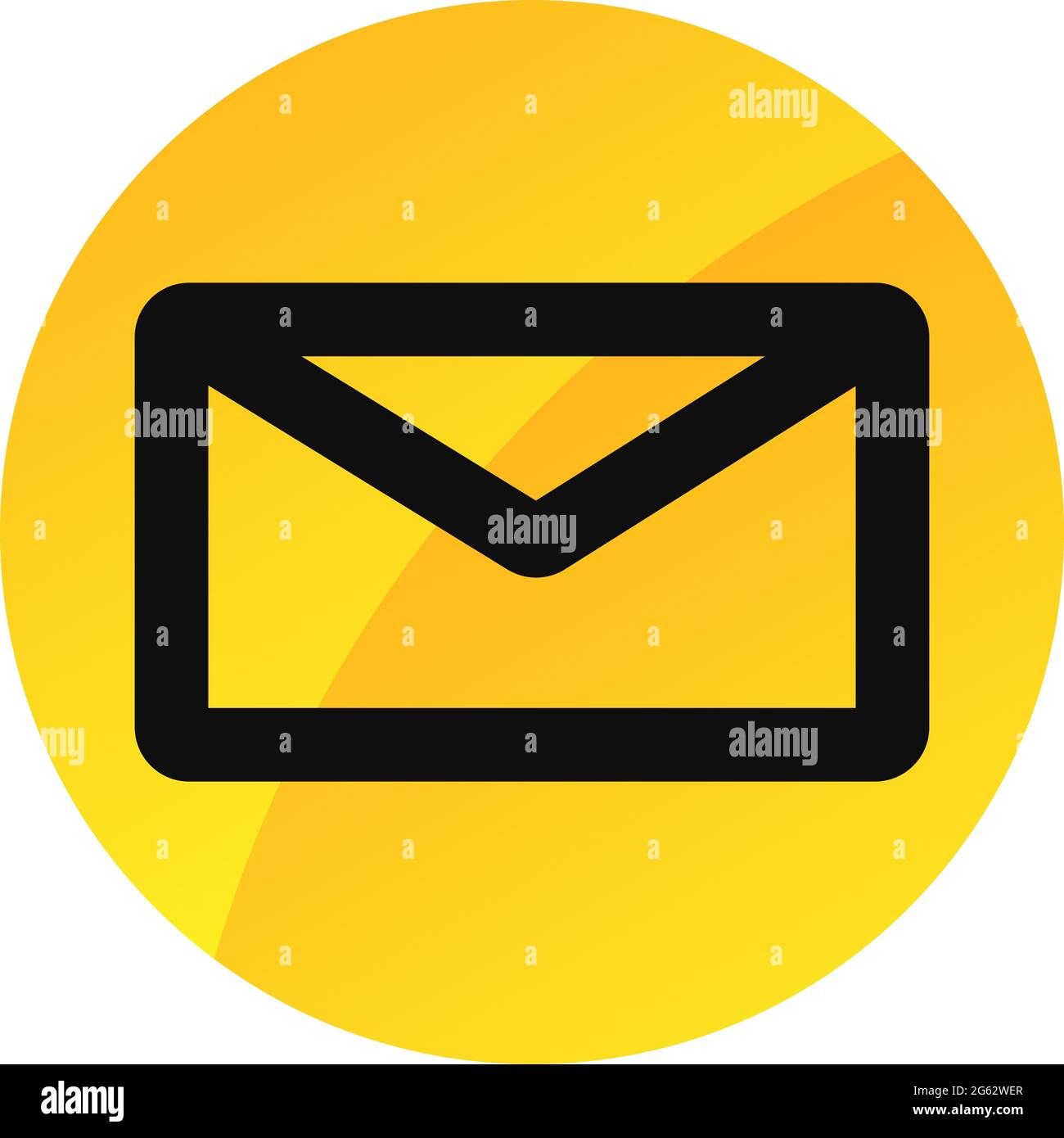 Lettera, busta, posta, icona e-mail, simbolo – illustrazione vettoriale ...