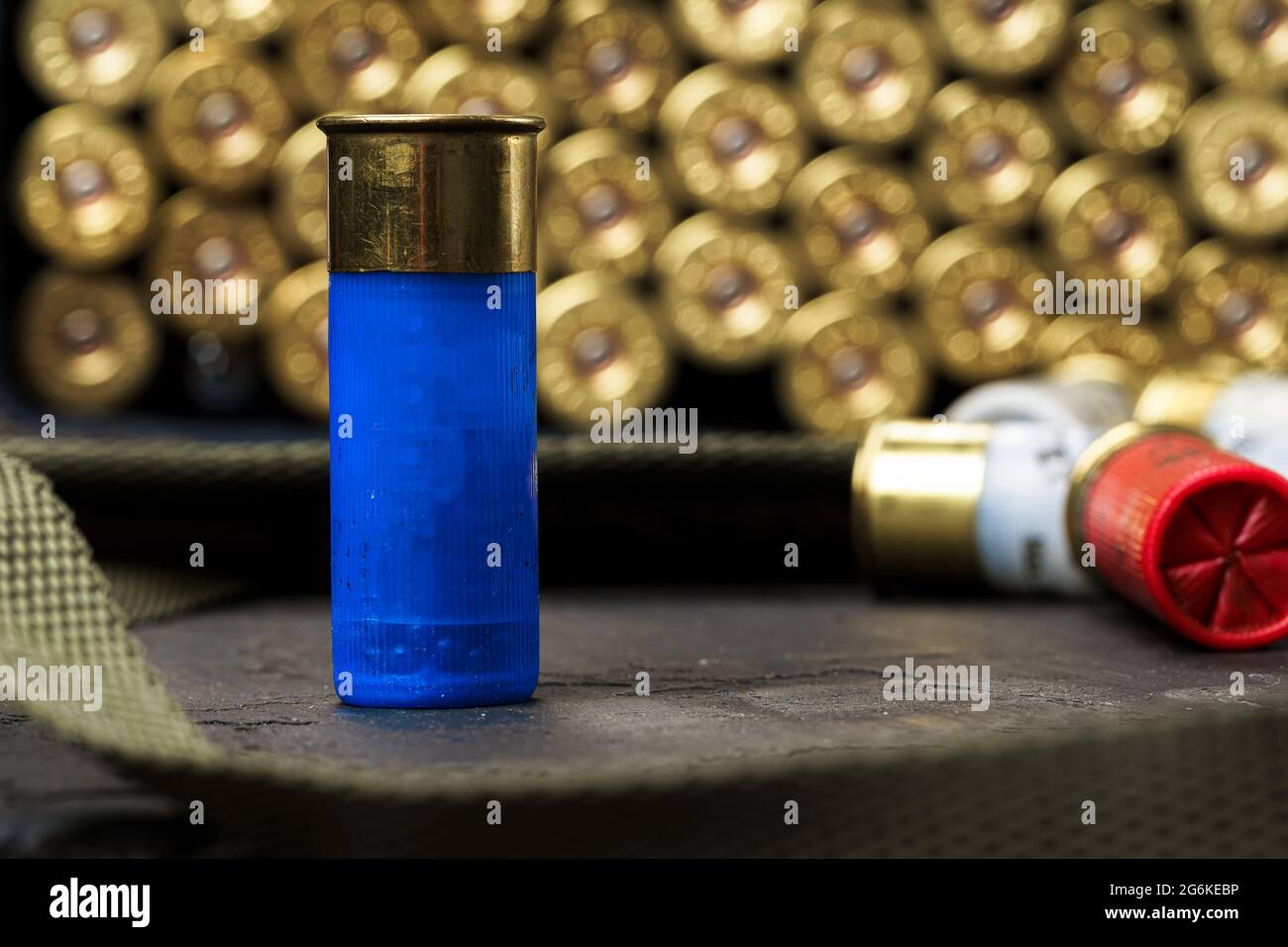 Una scatola di cartucce per fucili a pompa immagini e fotografie stock ...