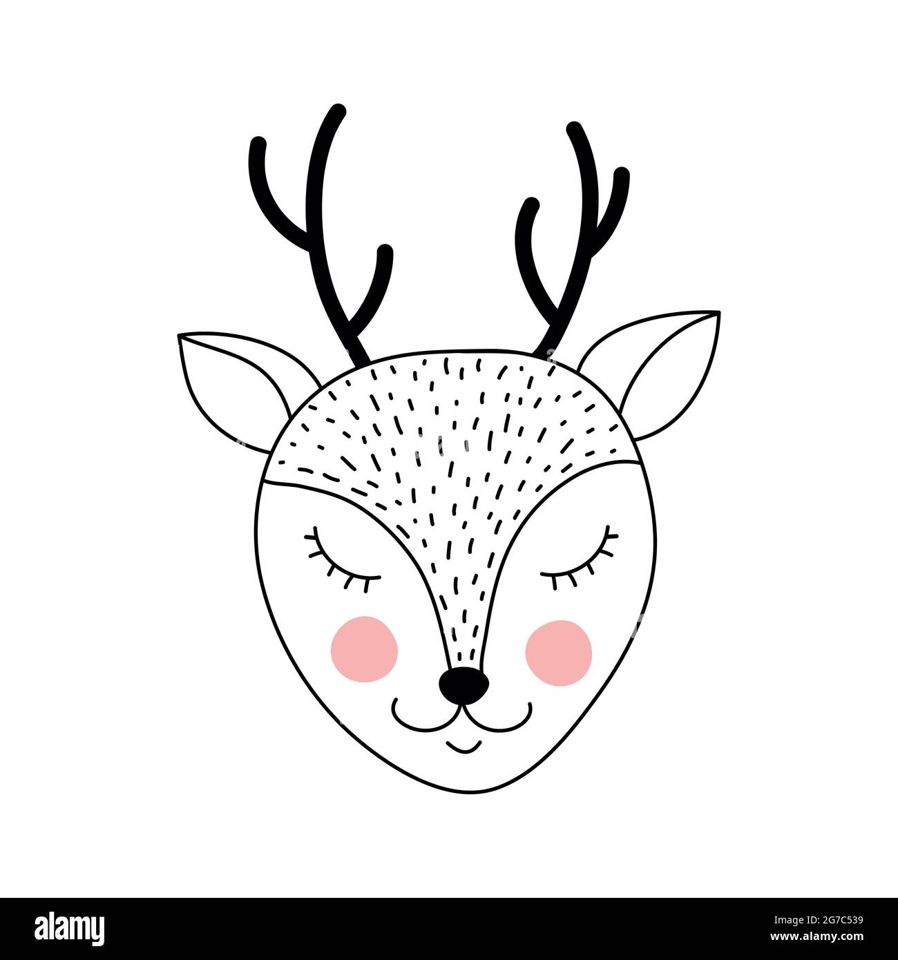 Cervo selvatico Immagini Vettoriali Stock - Alamy