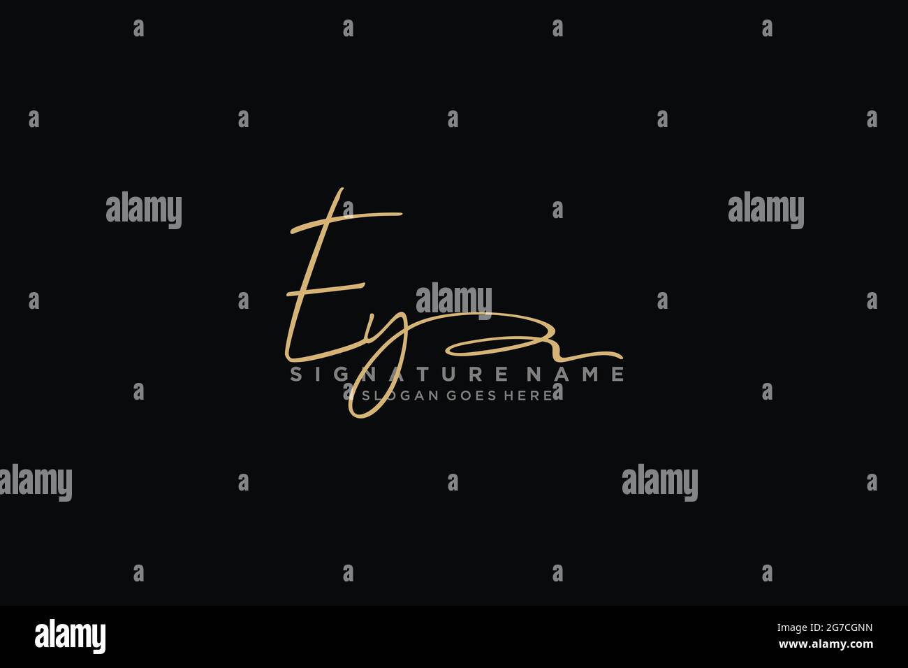 EY Letter Signature Logo Template elegante logo firmato simbolo modello ...