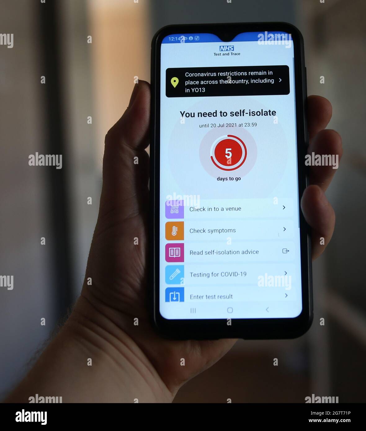 Nhs track and trace prova e traccia immagini e fotografie stock ad alta ...