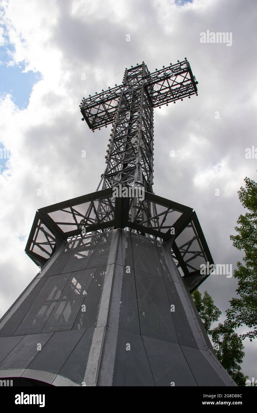 Montreal mount royal cross immagini e fotografie stock ad alta ...