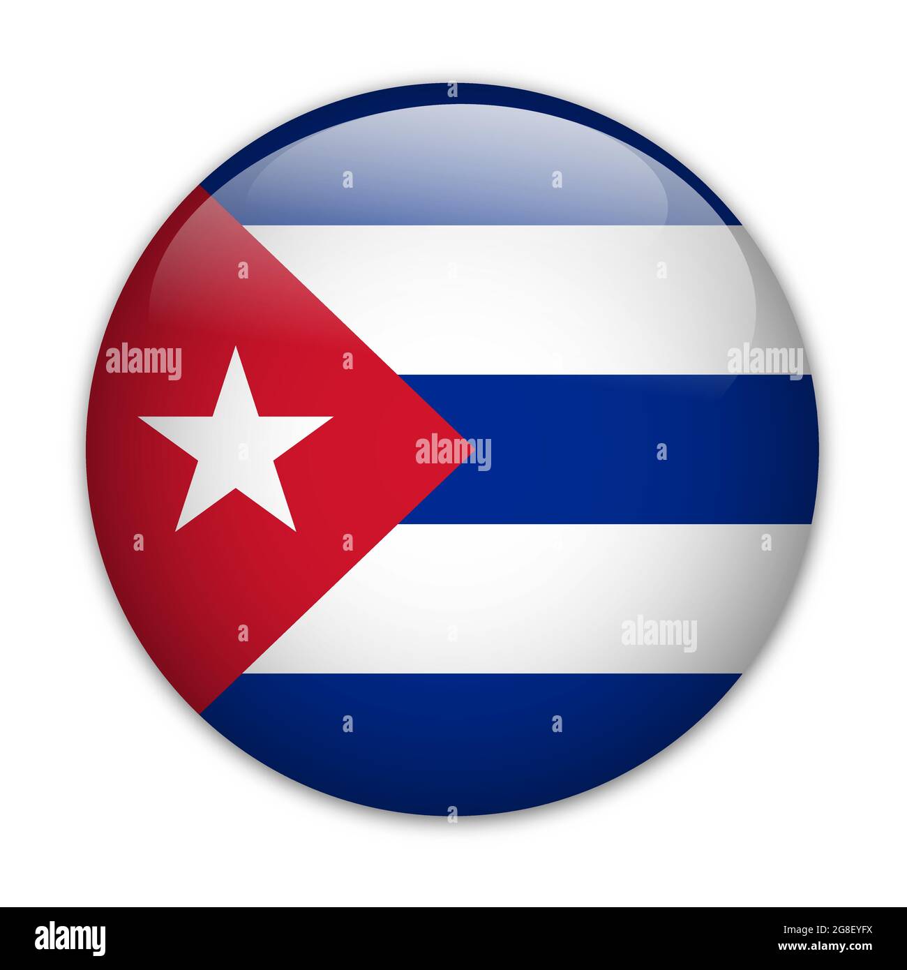 Bandiera cubana bandiera cuba Immagini Vettoriali Stock - Alamy