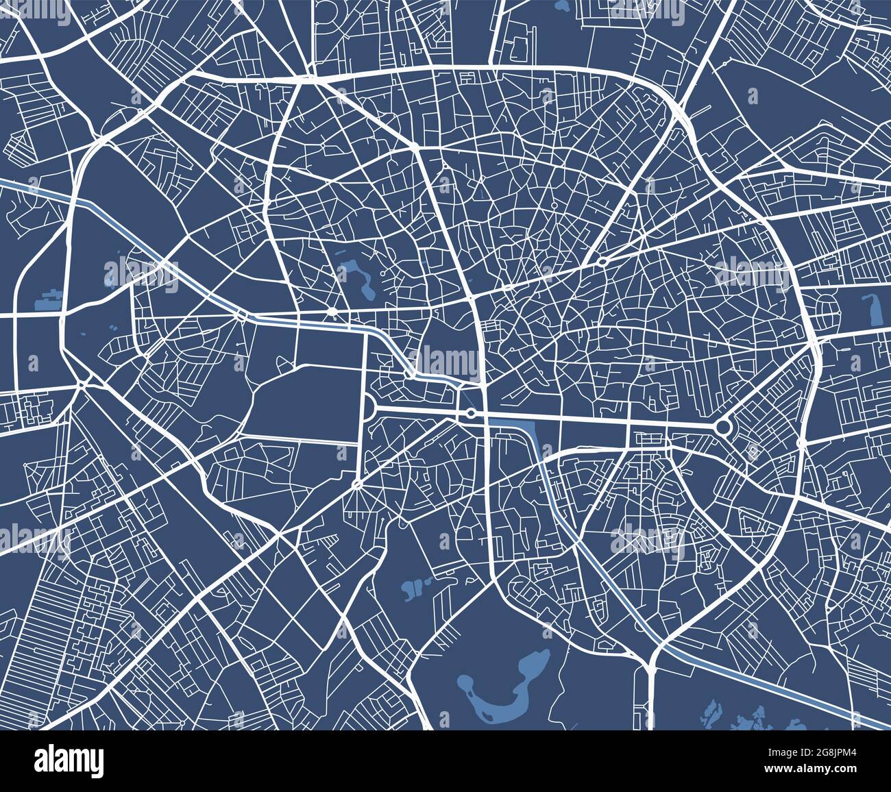 Cartina muta di bucarest Immagini Vettoriali Stock - Alamy