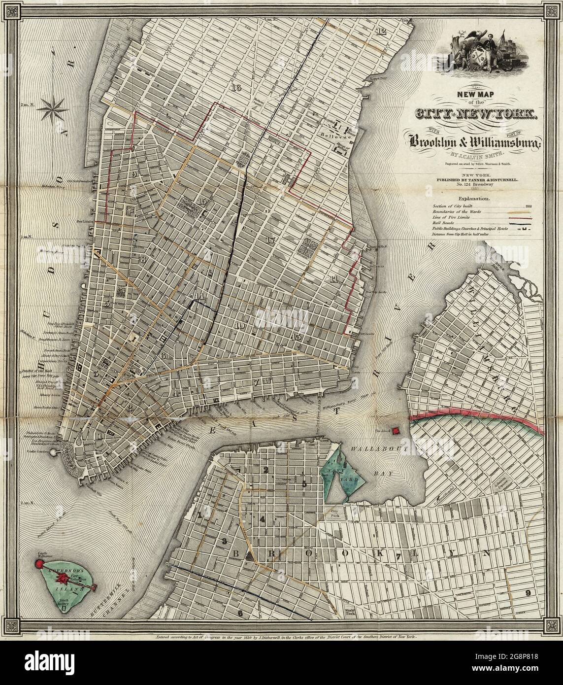 Vecchia mappa di manhattan immagini e fotografie stock ad alta ...