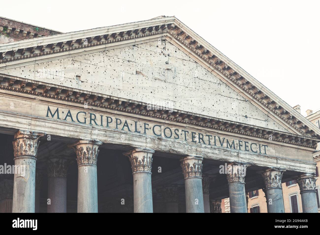 Antica Chiesa Romana Del Tempio Del Monumento Di Roma Immagini e Fotos ...