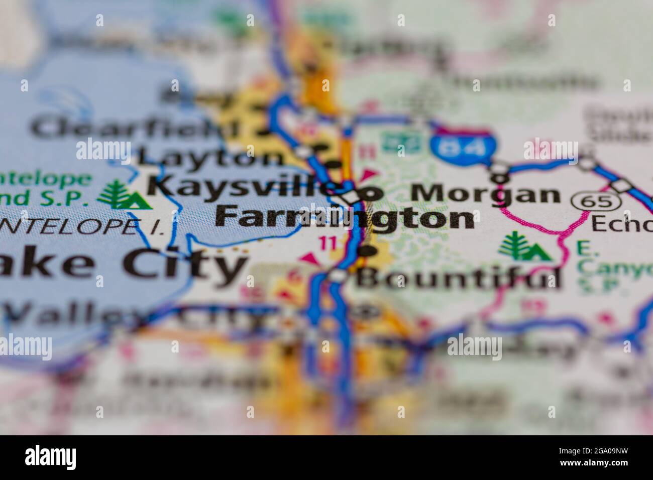 Farmington su una mappa immagini e fotografie stock ad alta risoluzione ...