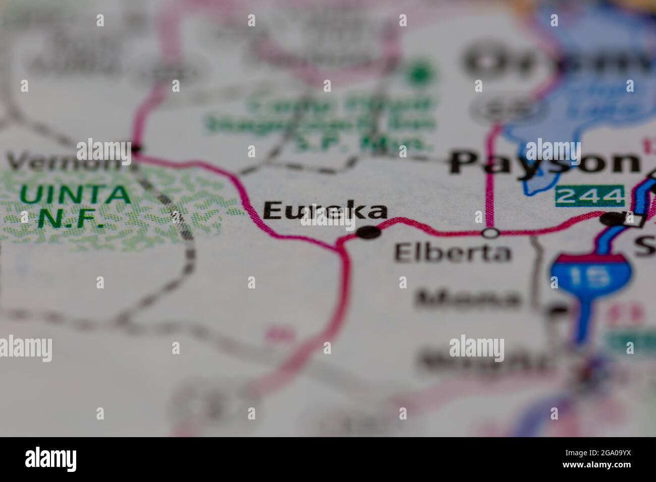 Mappa di eureka utah immagini e fotografie stock ad alta risoluzione ...