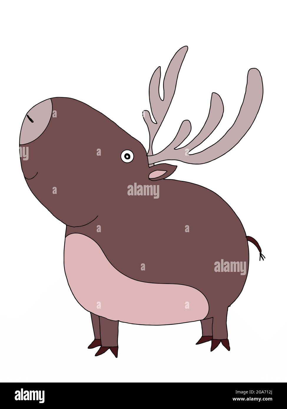 Cervo stilizzato Immagini senza sfondo e Foto Stock ritagliate - Alamy