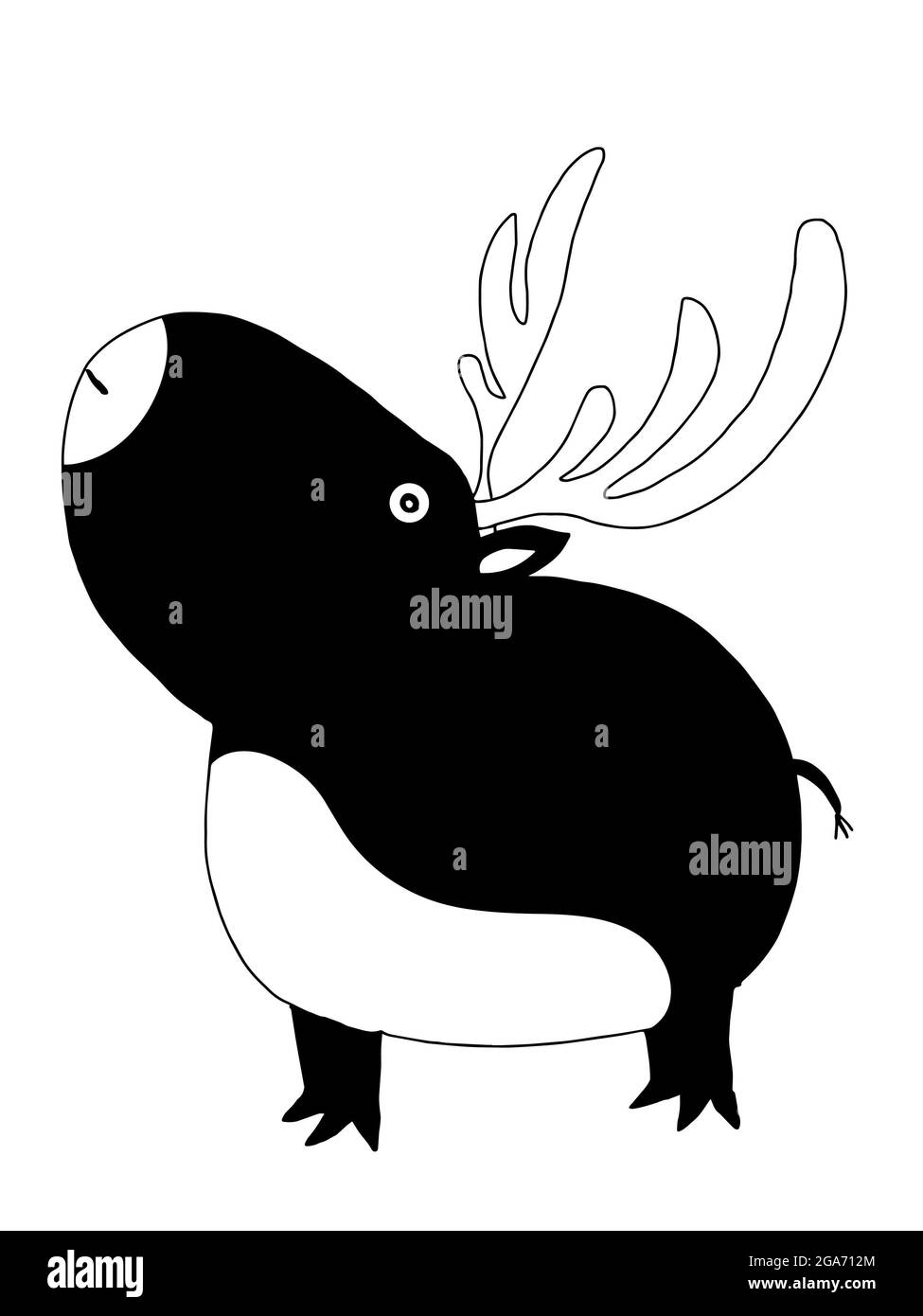 Cervo stilizzato immagini e fotografie stock ad alta risoluzione - Alamy