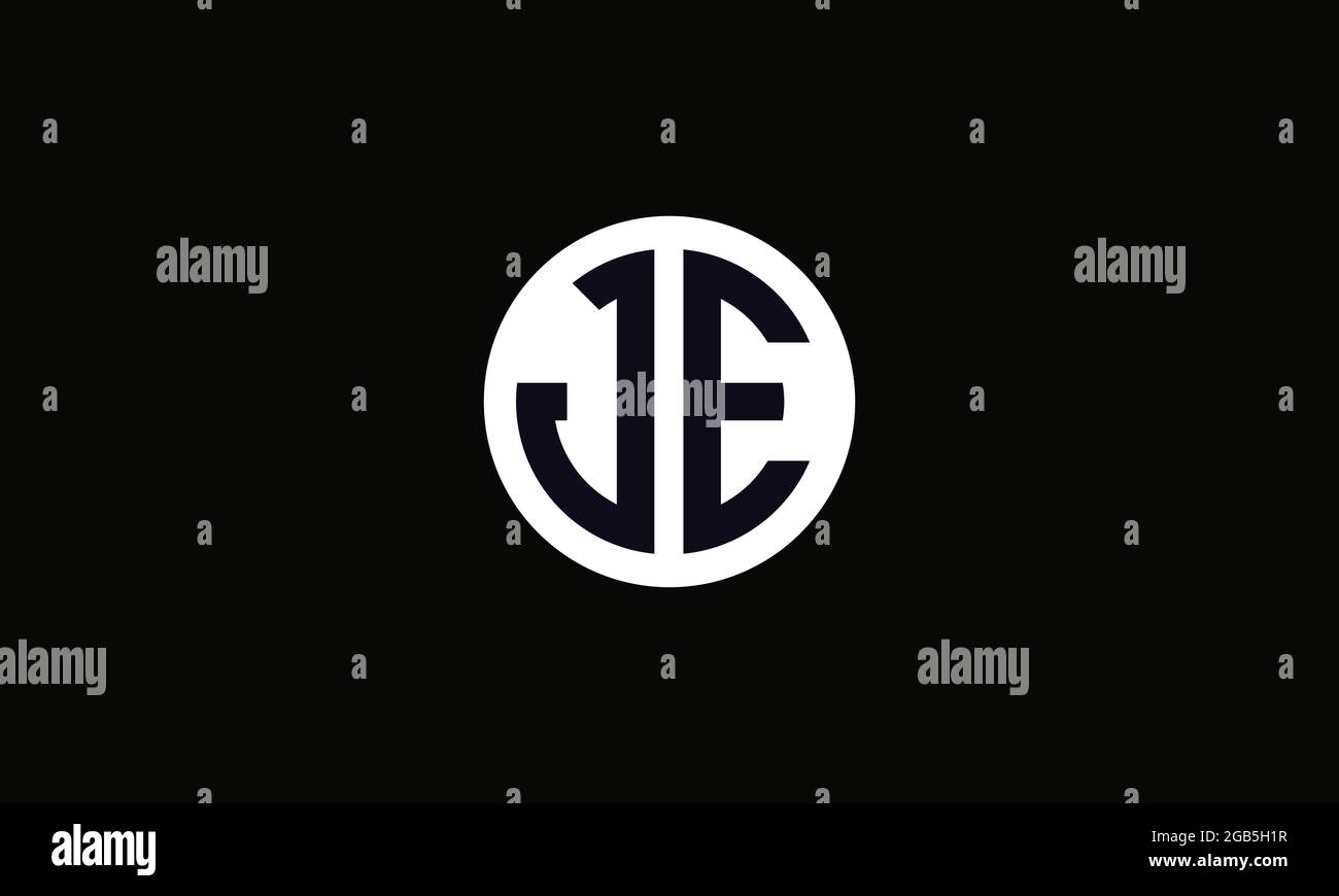 Je lettera logo immagini e fotografie stock ad alta risoluzione - Alamy