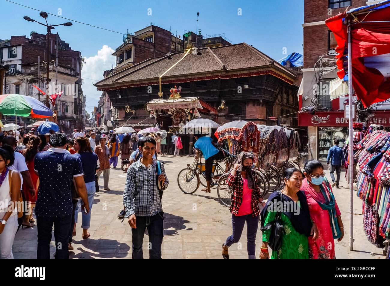Akash bhairav temple immagini e fotografie stock ad alta risoluzione ...