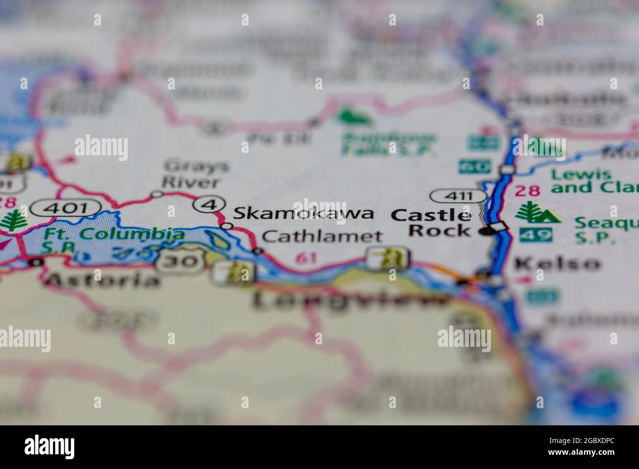 Mappa di skamokawa immagini e fotografie stock ad alta risoluzione - Alamy