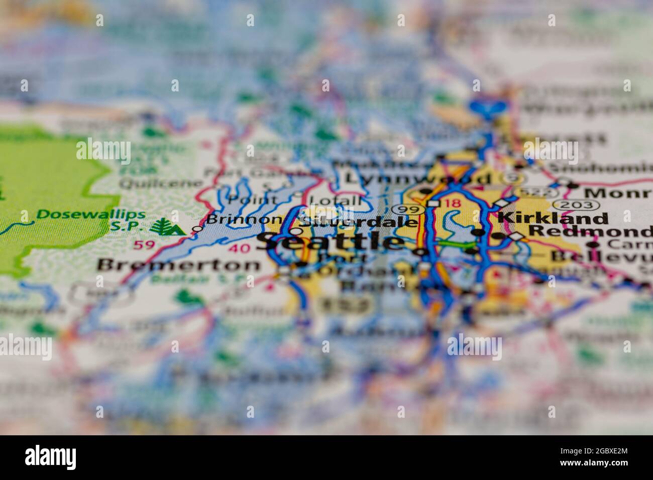 Mappa di silverdale immagini e fotografie stock ad alta risoluzione - Alamy