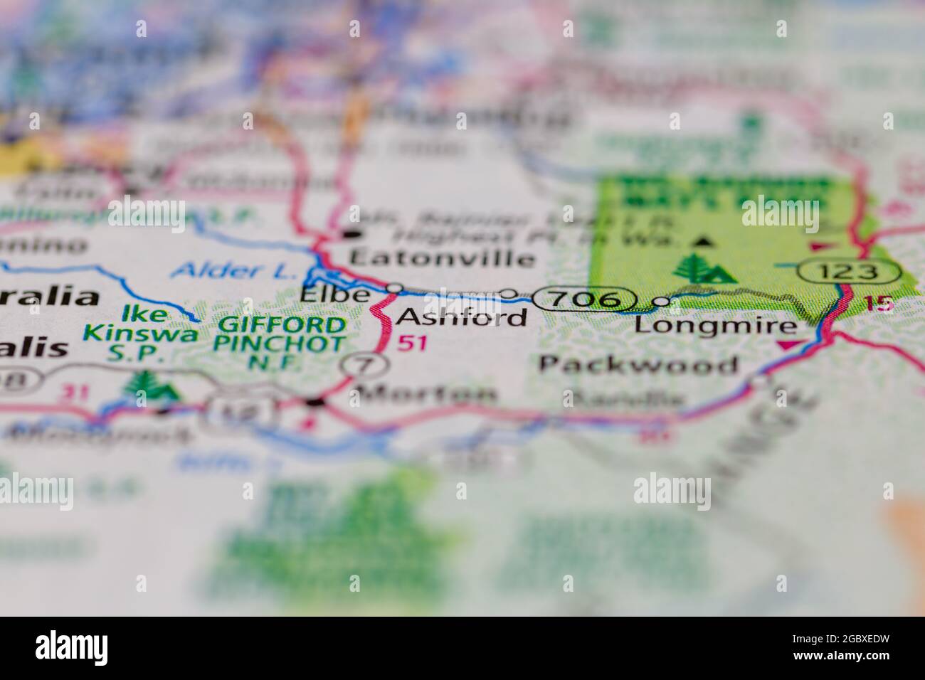 Mappa di ashford washington immagini e fotografie stock ad alta ...